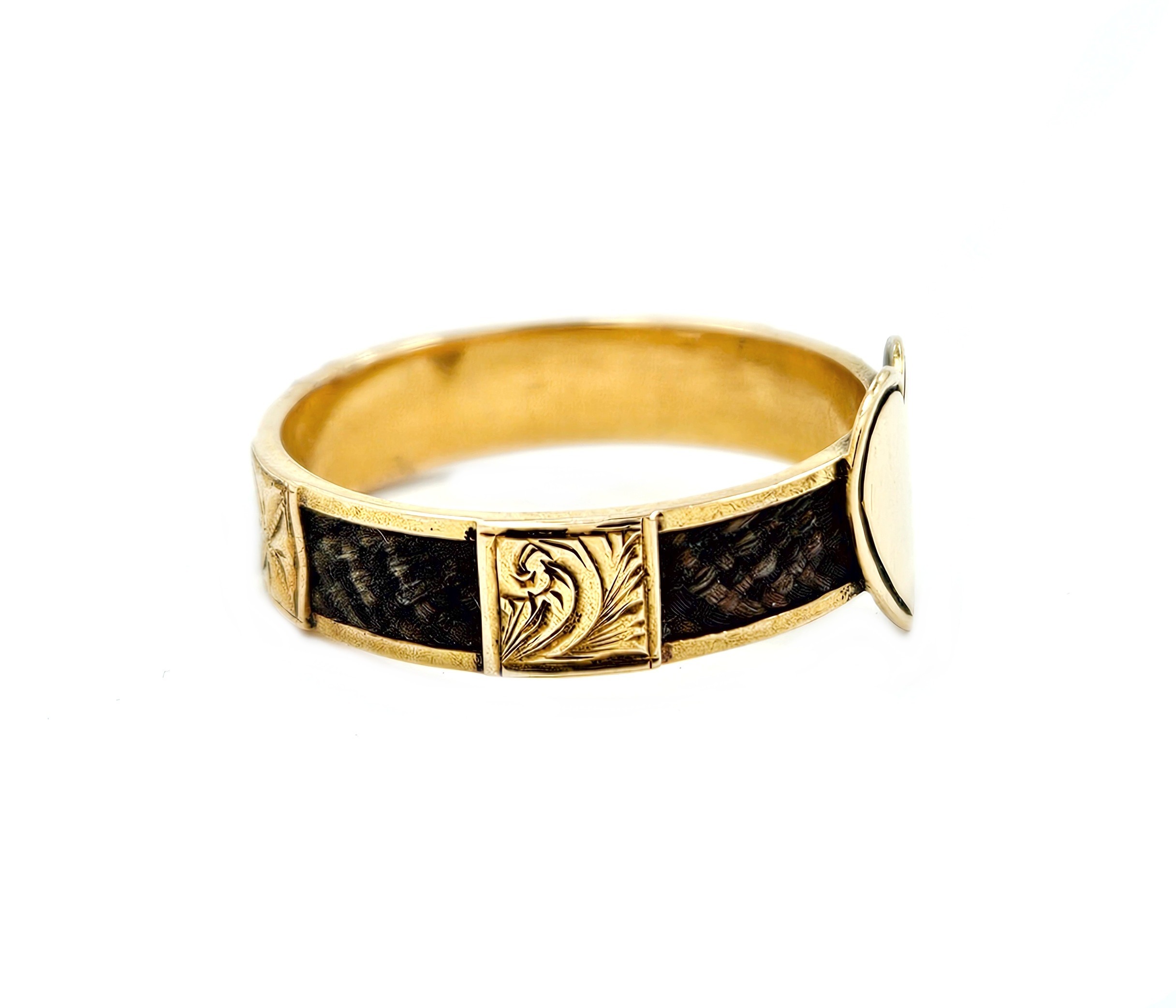 Edwardian Mourning Ring with Plaited Hair - G Davison & Sons Jewellers ...