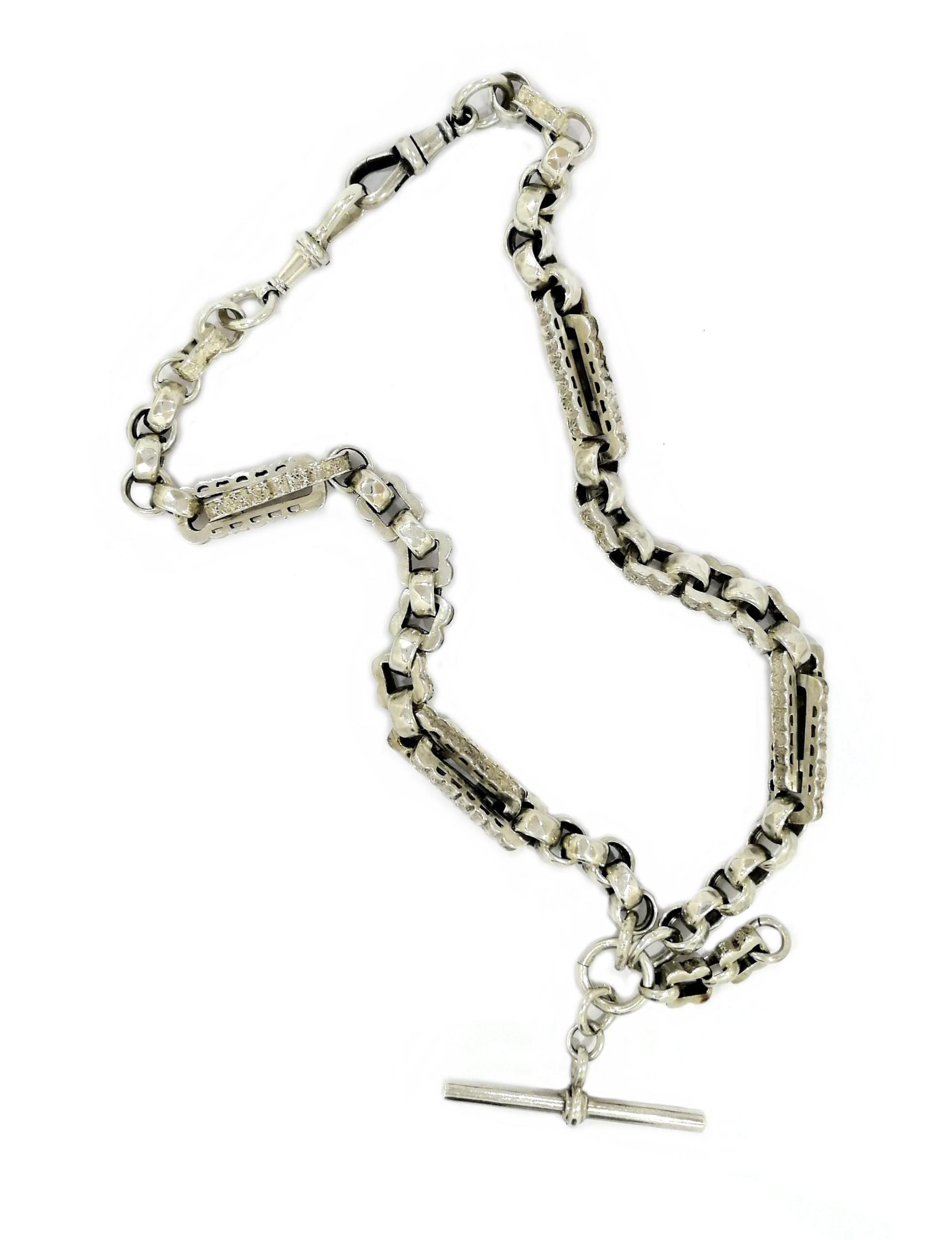 Victorian Silver Double Albert Chain - G Davison & Sons Jewellers in ...