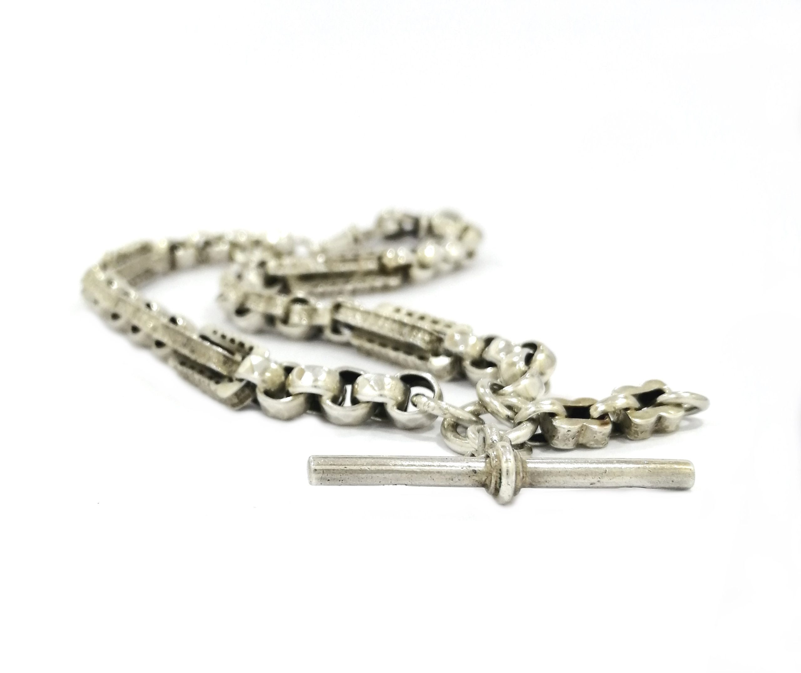 Victorian Silver Double Albert Chain - G Davison & Sons Jewellers in ...