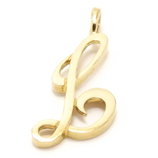 9ct Gold Initial L Pendant - G Davison & Sons Jewellers in Leigh-On-Sea ...