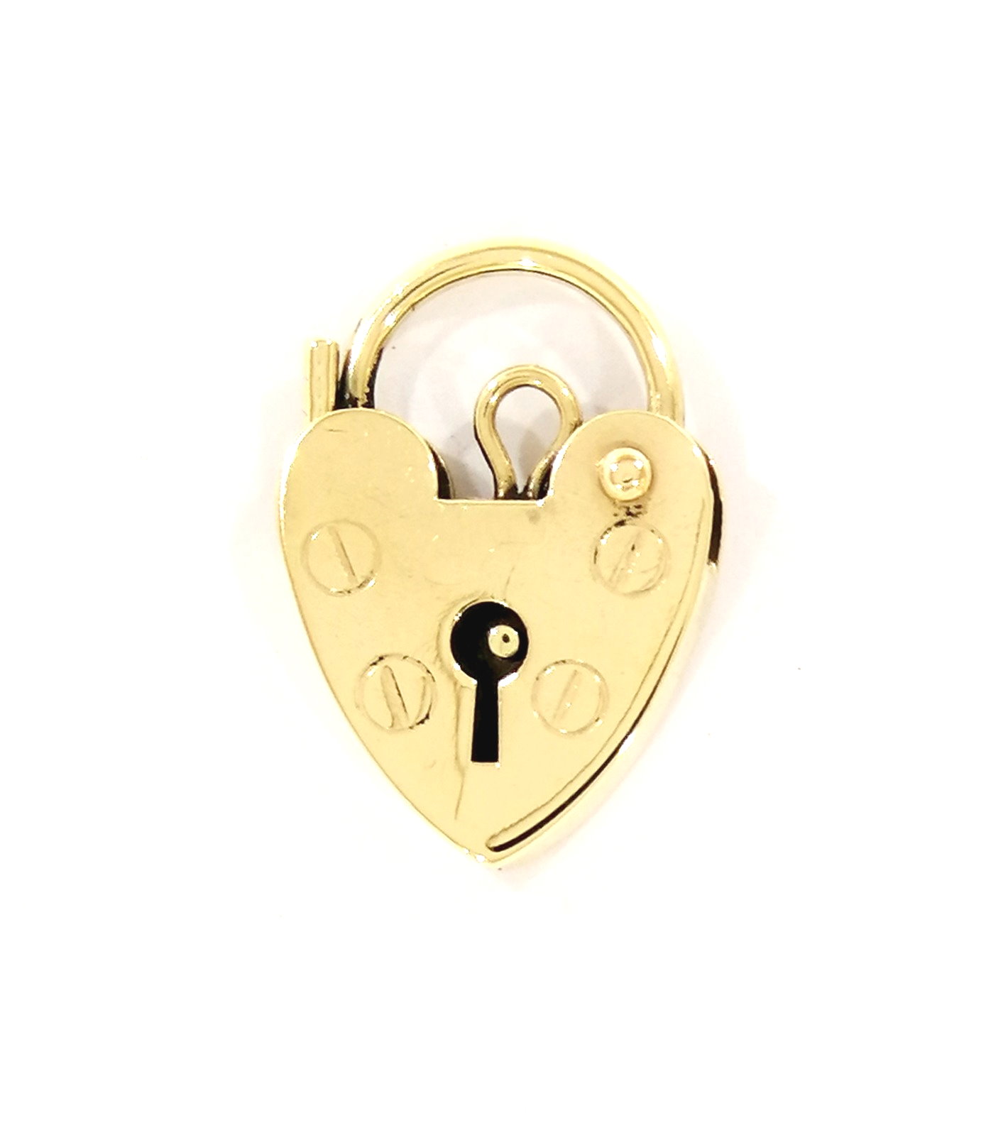 9ct Gold Plain Padlock - G Davison & Sons Jewellers in Leigh-On-Sea ...